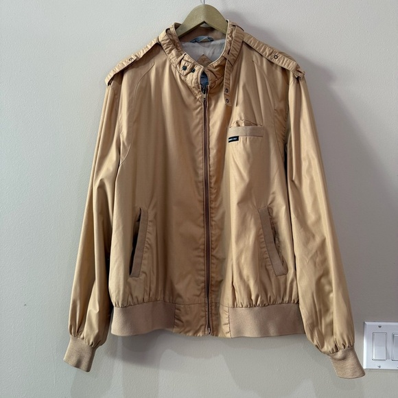 Members Only | Jackets & Coats | Members Only Khaki Tan Bomber Jacket ...